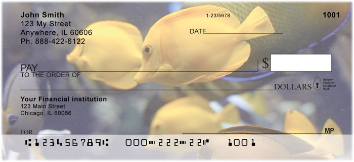 Tropical Fish Personal Checks