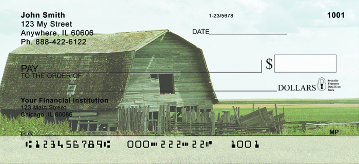 Barns on the Prairie Personal Checks