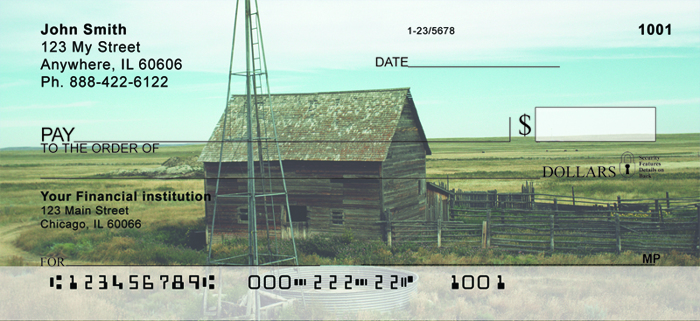 Barns on the Prairie Personal Checks